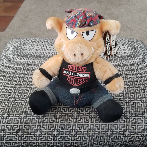 Harley-Davidson | Other | Vintage Harley Davidson Motorcycle Biker Hog ...